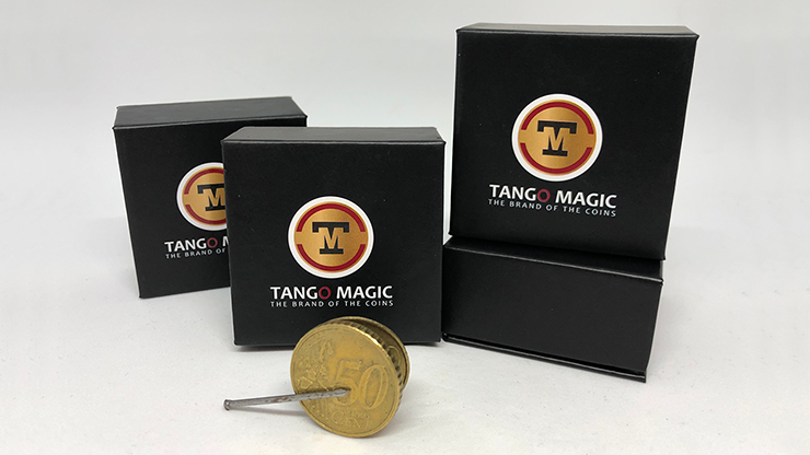 Magnetic Flipper Coin E0033 (50 Cent Euro) by Tango- Trick – Fantasma Magic