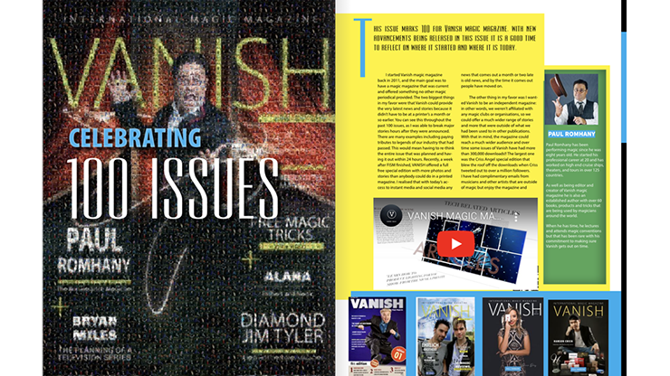 VANISH MAGIC MAGAZINE #100 - ebook | Fantasma Magic