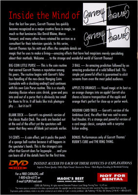 Inside the Mind of Garrett Thomas Vol 1 - DVD – Fantasma Magic